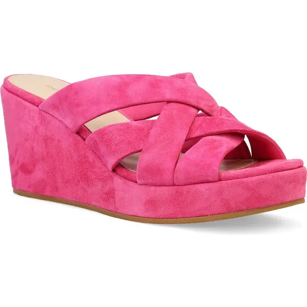 Pelle Moda Wilona Platform Wedge Slides