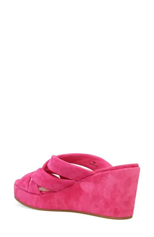 Pelle Moda Wilona Platform Wedge Slides