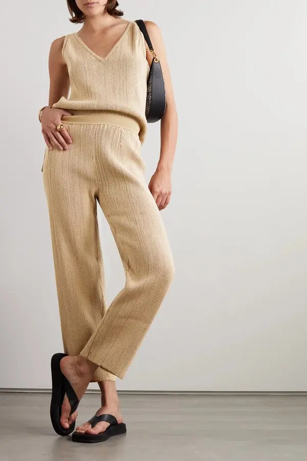 Loro Piana Cala Matano Cropped Pants
