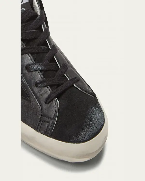 GOLDEN GOOSE Super-star Leather Glitter Low-top Sneakers
