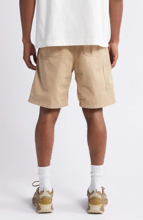 Carhartt Work In Progress Flint Organic Cotton Twill Shorts - Wall Garment Dyed