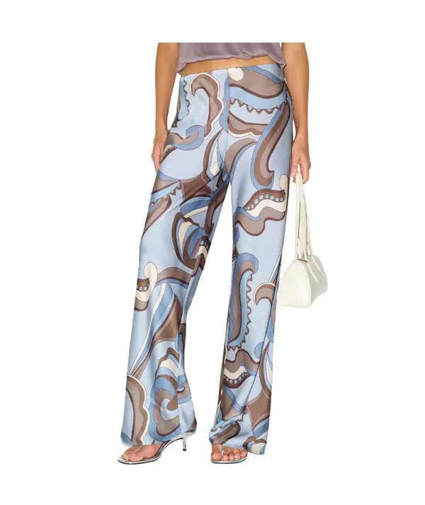 REFORMATION Gale Satin Pant - Lido