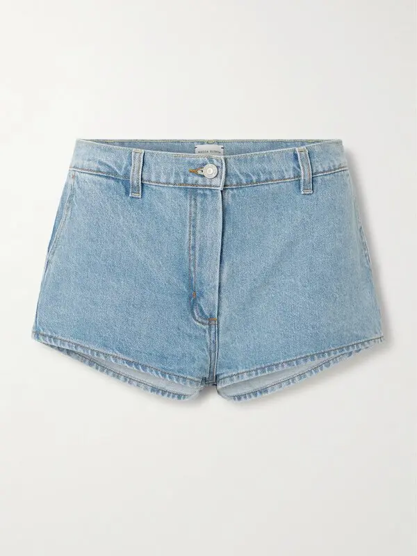 Magda Butrym High-rise Denim Shorts