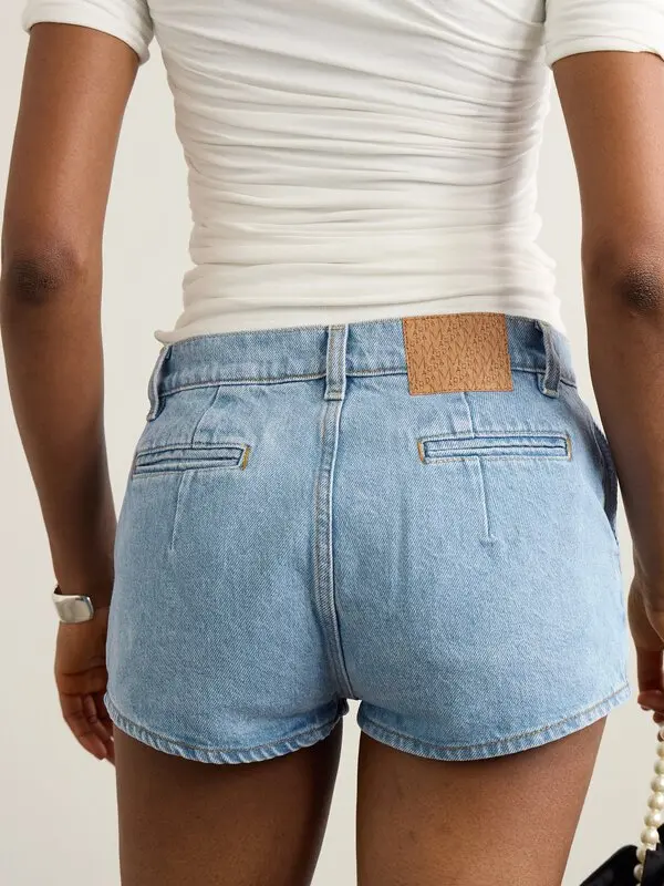 Magda Butrym High-rise Denim Shorts