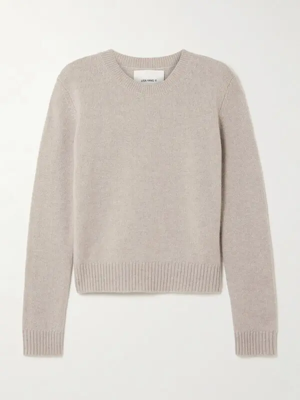 LISA YANG Mable Cashmere Sweater - Neutrals