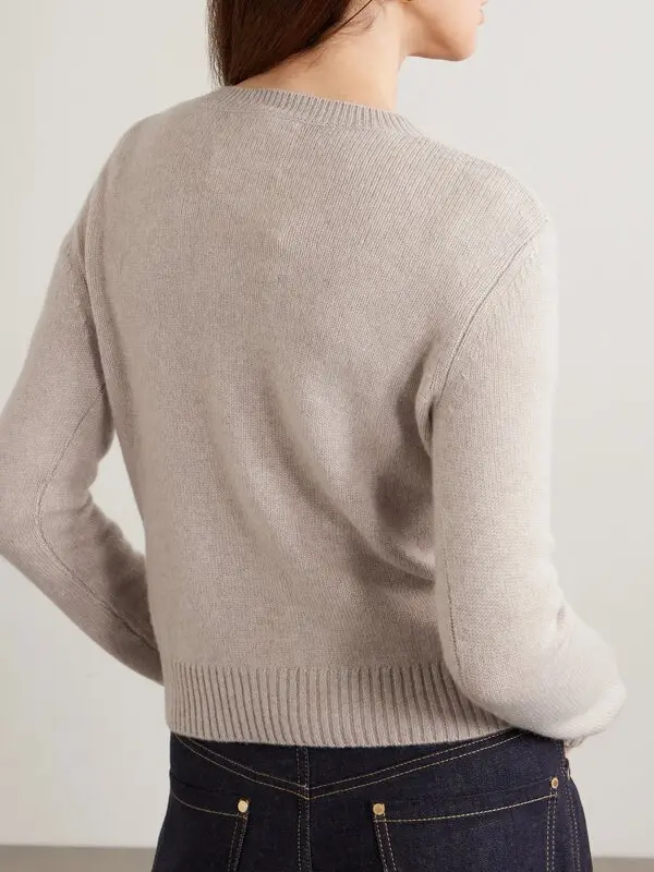 LISA YANG Mable Cashmere Sweater - Neutrals