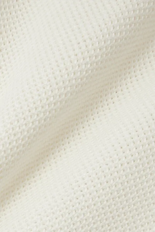 Loro Piana Open-knit Cotton Hoodie