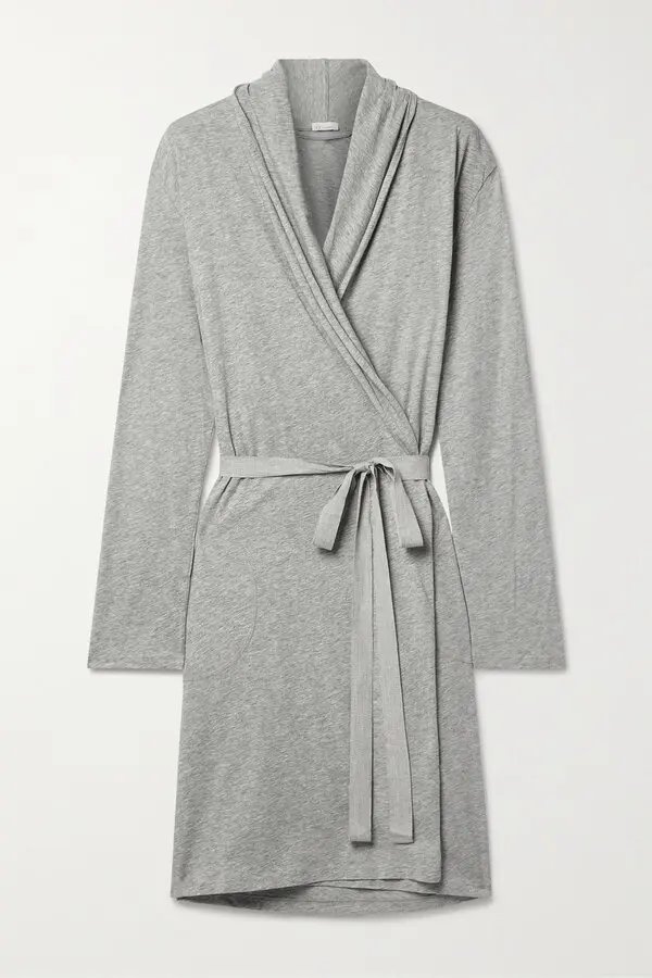 Skin Colleen Organic Pima Cotton-jersey Robe