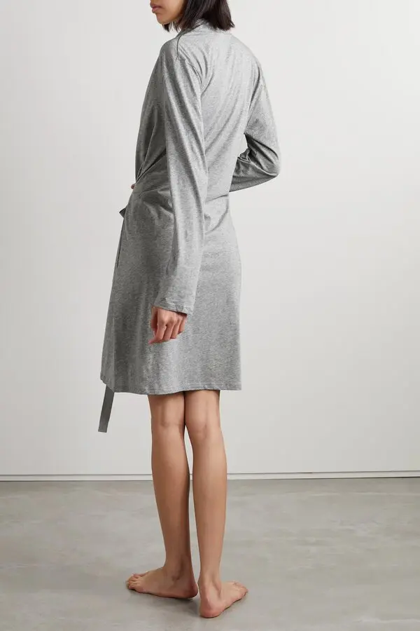 Skin Colleen Organic Pima Cotton-jersey Robe
