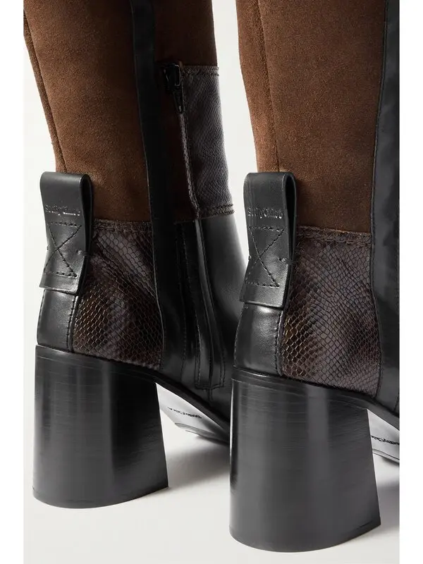 See By Chloé Irine Patchwork Knee Boots
