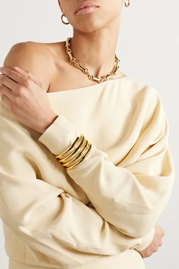 JENNIFER FISHER Triple Coil -plated Bangle
