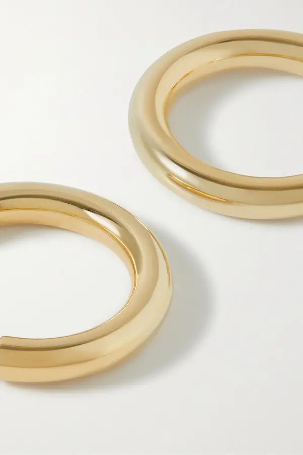 JENNIFER FISHER Lilly Huggies -plated Hoop Earrings