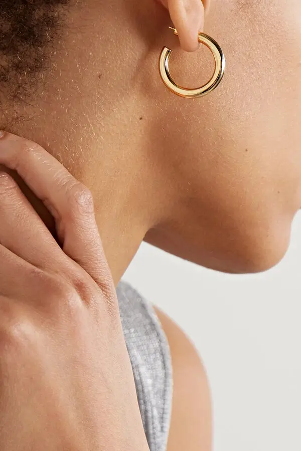 JENNIFER FISHER Lilly Huggies -plated Hoop Earrings