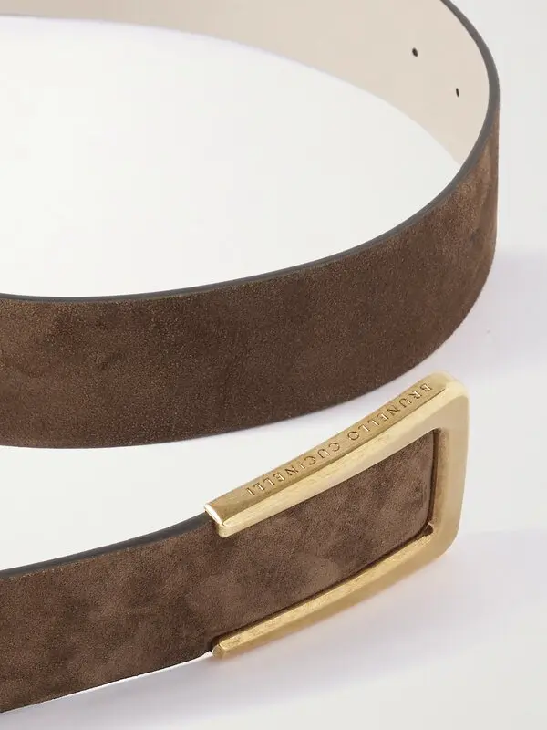 Brunello Cucinelli Cinta Suede Belt
