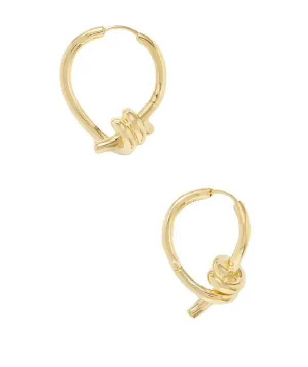 Completedworks Net Sustain The Freedom To Imagine Ii Recycled Vermeil Topaz Hoop Earrings - Gold
