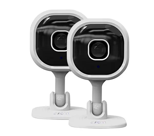EDENN 2 Way Security Camera, Set Of 2 - One-color