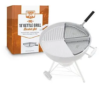 YUKON GLORY Bbq Grill Basket For 18' Kettle Gri Ls - One-color