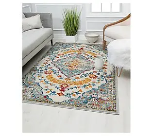 RUGS AMERICA Hailey Hy50j Garden Party Vintage 8'0' X 10'0 - One-color