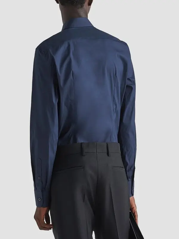 Prada Stretch Cotton Shirt - Blue
