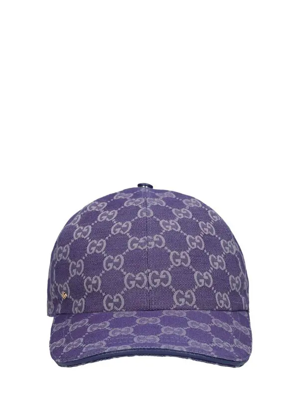GUCCI× 紫ネイビー ベレー帽 S 袋付き GUCCI× 紫ネイビー ベレー帽 S