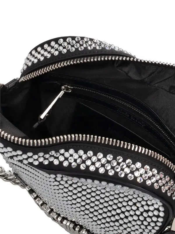 Moschino Crystal Heart Shoulder Bag