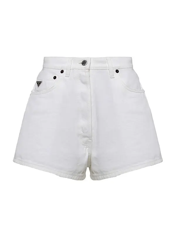 Prada Bull Denim Shorts