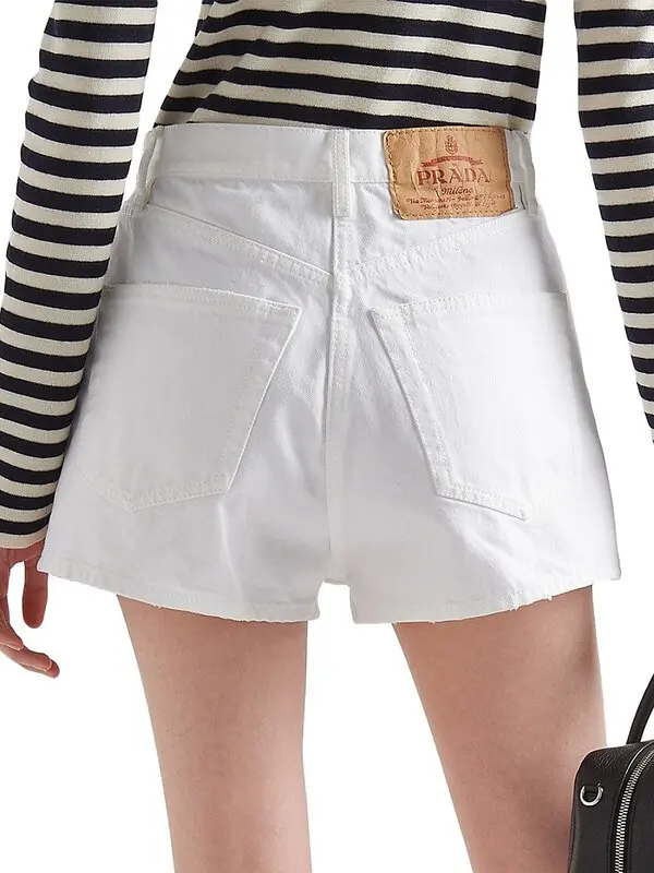 Prada Bull Denim Shorts