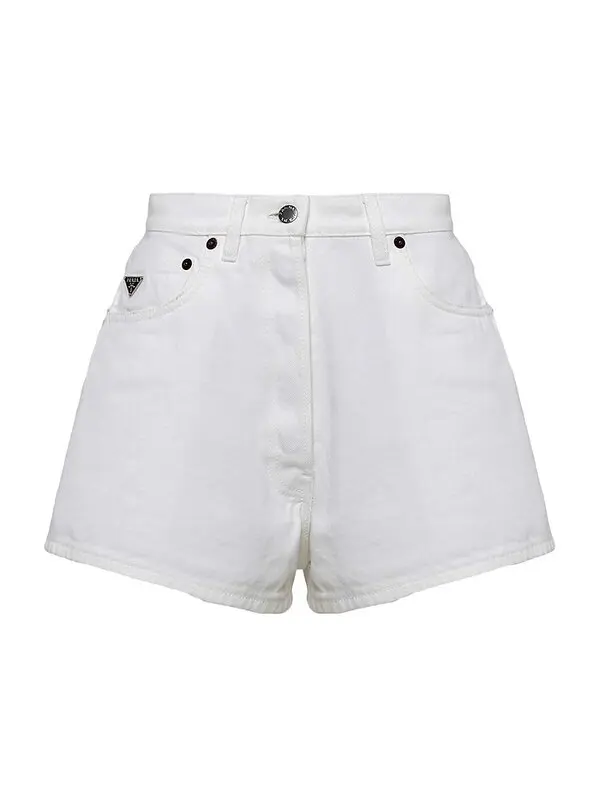 Prada Bull Denim Shorts