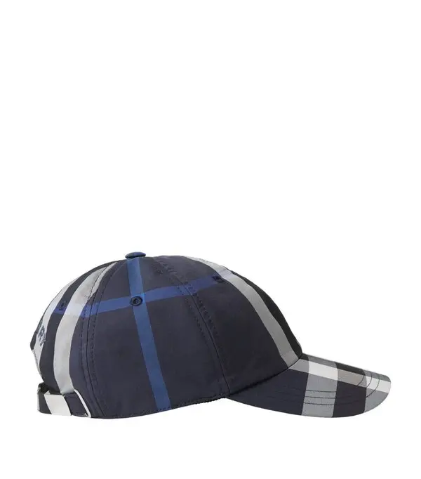 Burberry Check Baseball Cap - Blue | Editorialist display picture 1
