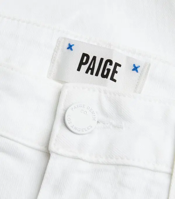 Paige Cropped Hoxton High-rise Skinny Jeans - White