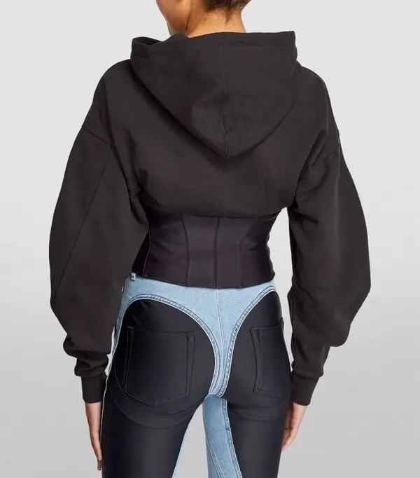MUGLER Corset Hoodie