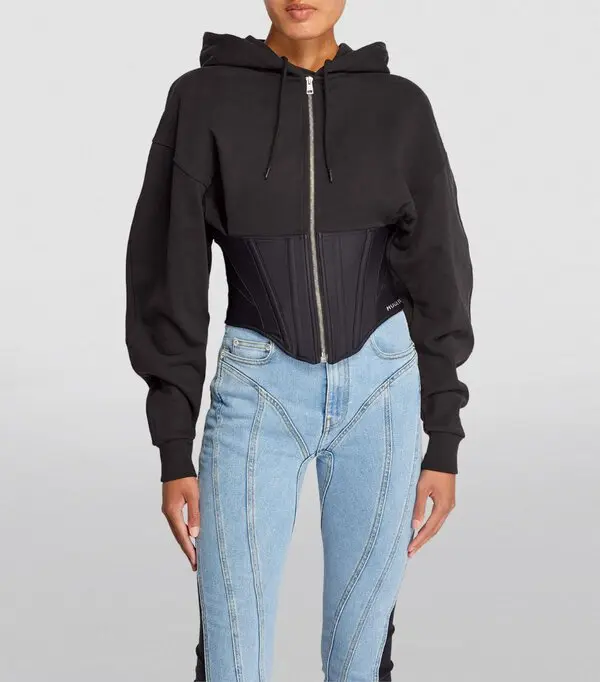 MUGLER Corset Hoodie