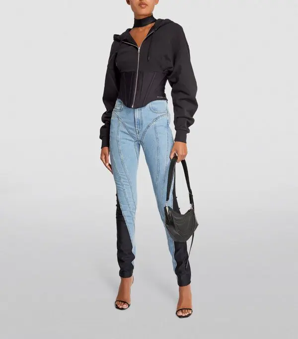 MUGLER Corset Hoodie
