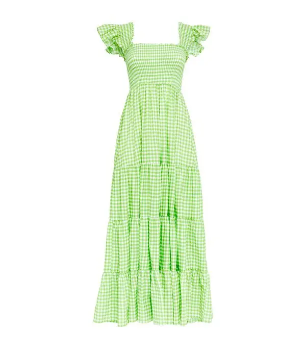Rixo Gingham Kendall Maxi Dress