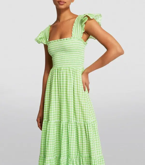 Rixo Gingham Kendall Maxi Dress