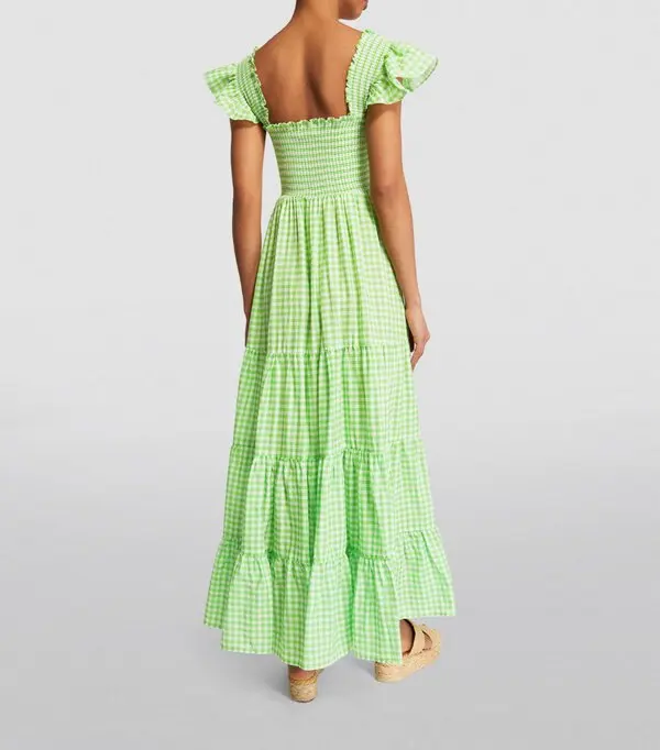Rixo Gingham Kendall Maxi Dress