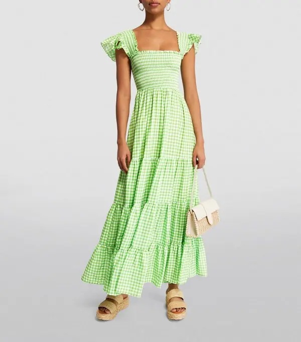 Rixo Gingham Kendall Maxi Dress