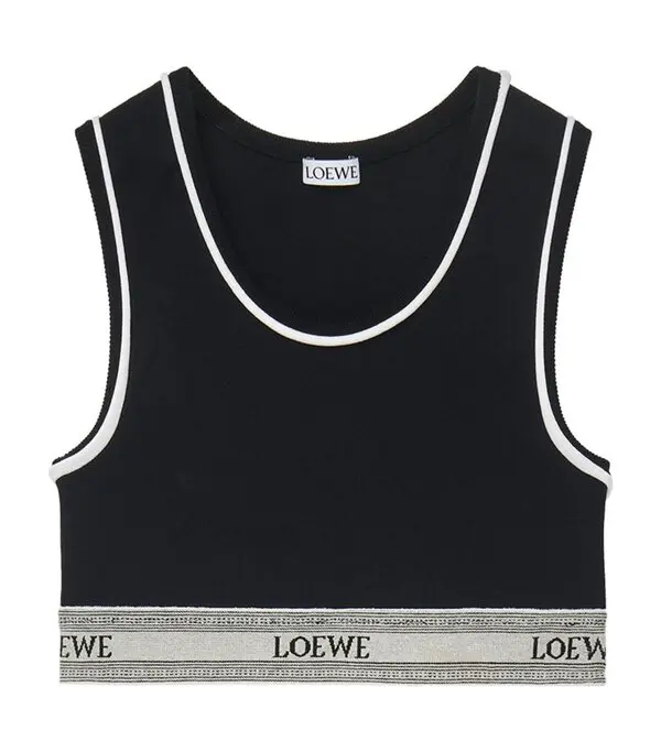Loewe Logo Crop Top