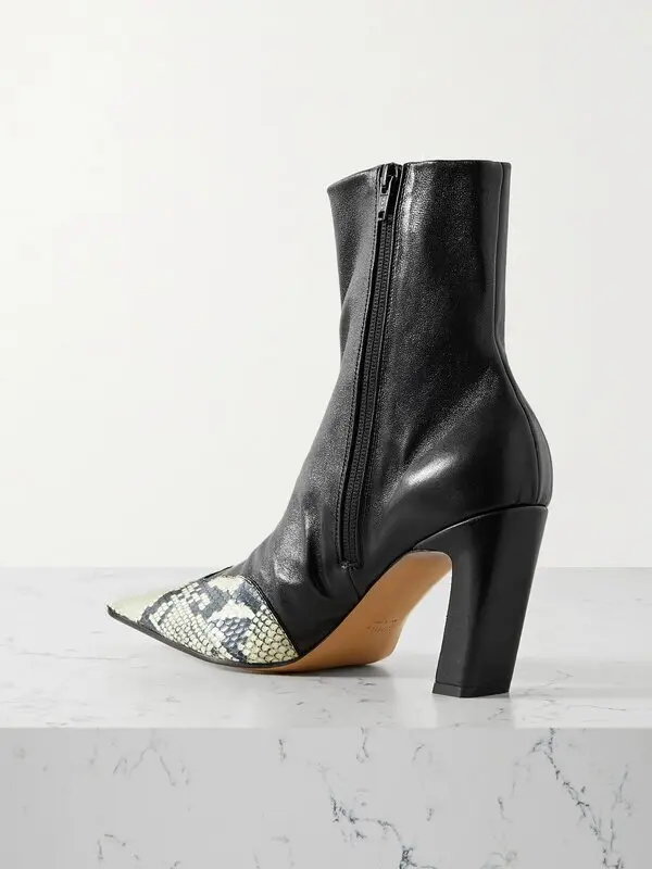 Khaite Nevada Ankle Boots - Black