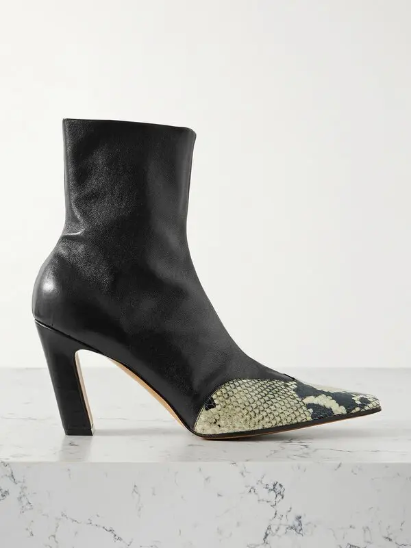 Khaite Nevada Ankle Boots - Black