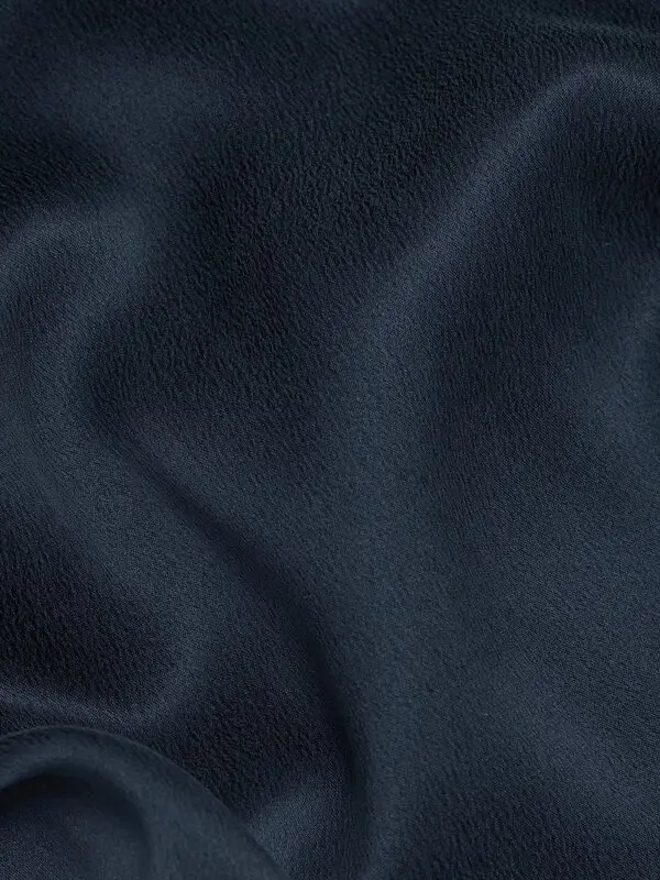 Lunya Washable Silk Tulip-back Pajama Set - Deep Blue