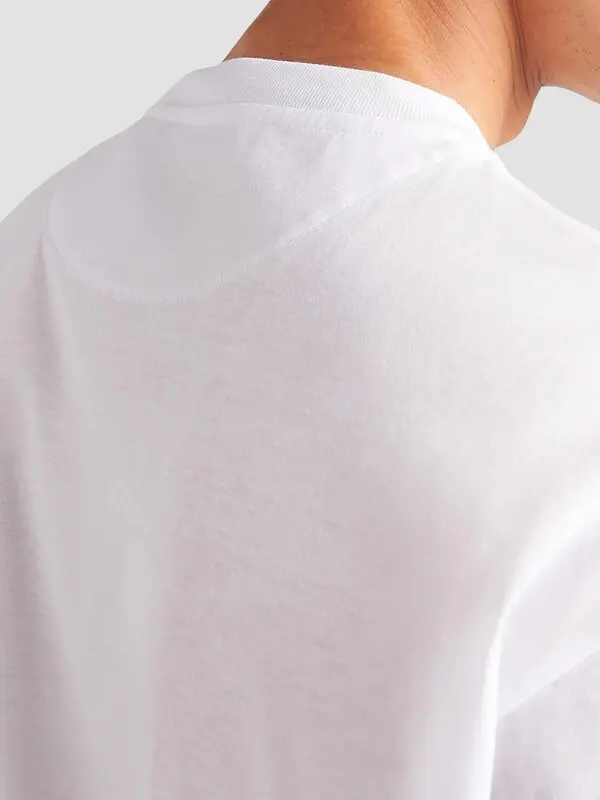 Prada Re-nylon And Jersey T-shirt - White