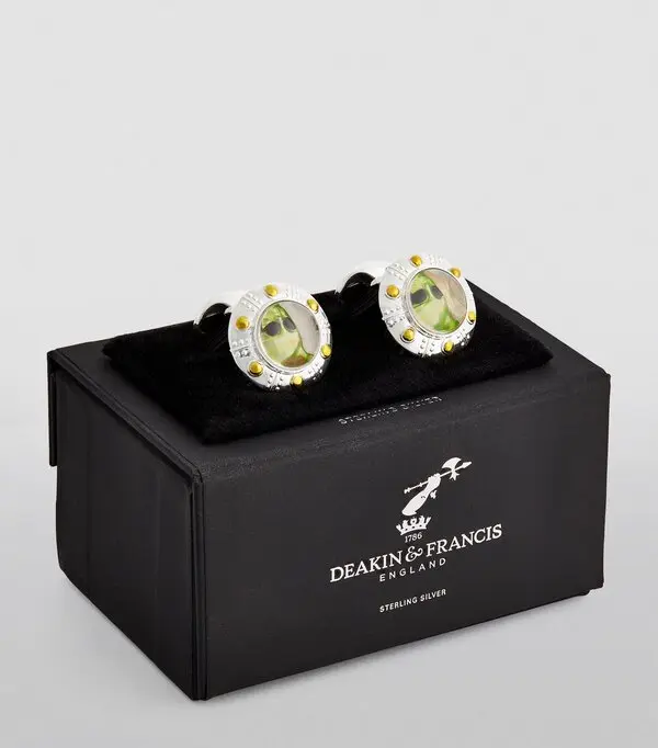 DEAKIN & FRANCIS Sterling Ufo Cufflinks