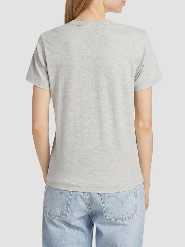 Play Comme Des Garcon Play Heart Logo T-shirt - Grey