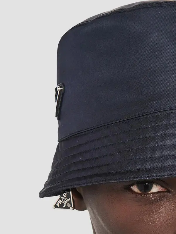 Prada Re-nylon Bucket Hat - Blue