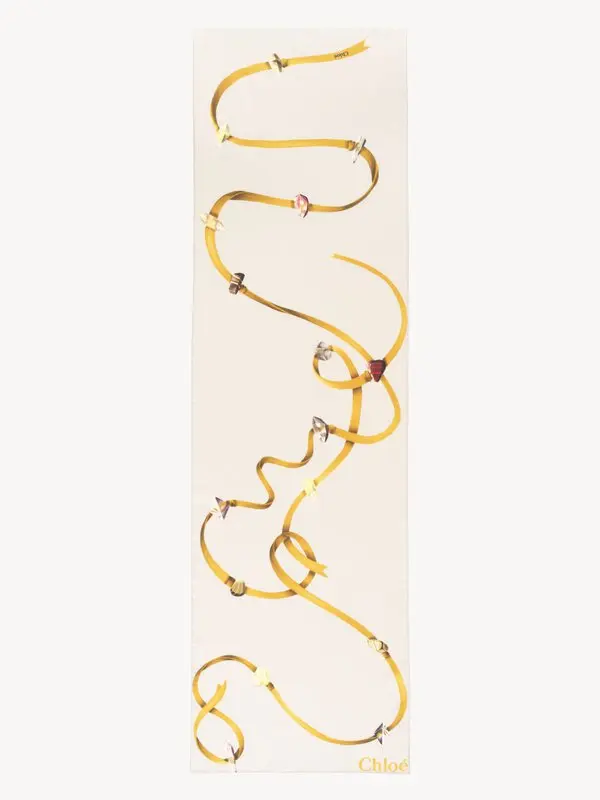 Chloé Zodiac Water Printed Scarf
