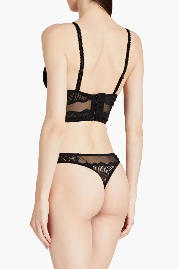 Cosabella Puglia Tulle And Stretchlace Underwired Bra