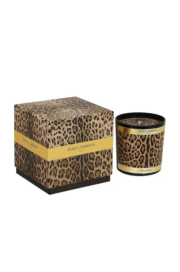 DOLCE & GABBANA CASA Patchouli Scented Candle In Brown