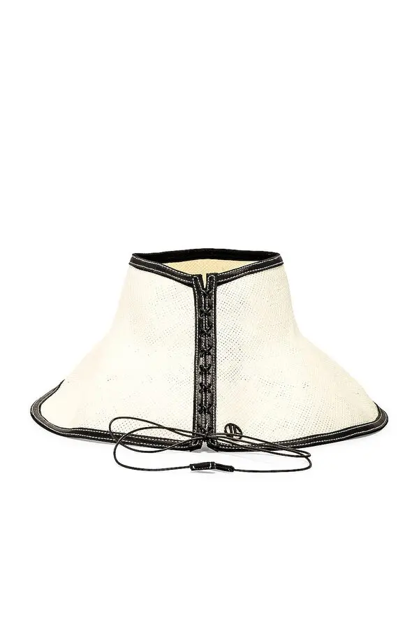 Janessa Leoné Odette Packable Visor In Ivory In Bleach - 55  display picture 1