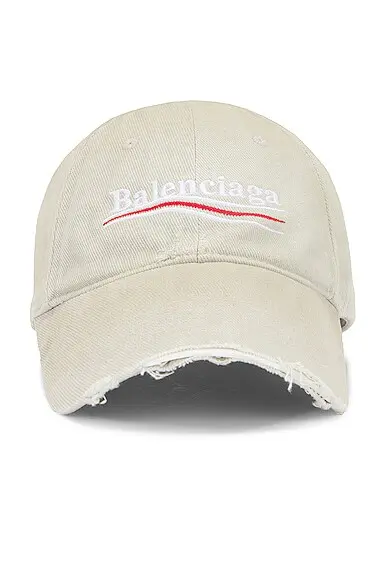 Balenciaga Political Campaign Hat In Cream In 196 - 30% Off 